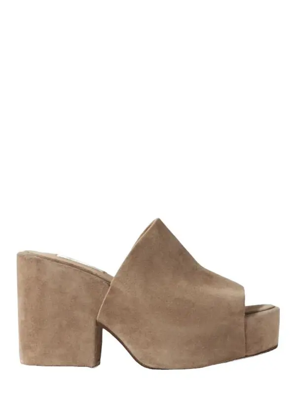 Gabriela Hearst Round Toe High Heel Sandals - Brown
