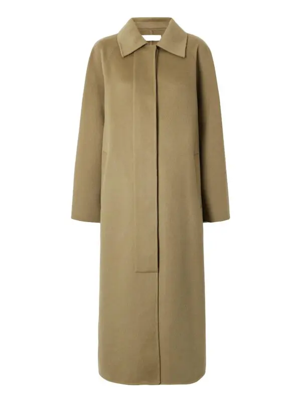 RÓHE Leandra Wool And Cashmere-blend Coat - Brown