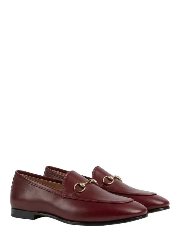 Gucci Jordaan Horsebit Loafers - Red