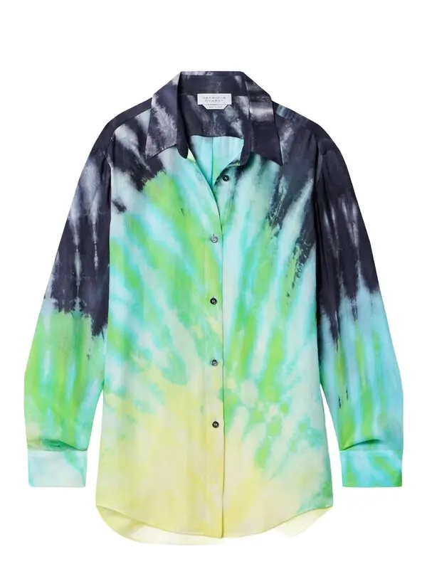 Gabriela Hearst Tie-dye Long-sleeve Shirt - Multi-color