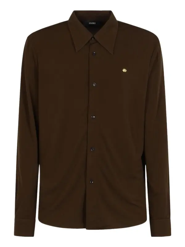 Amiri Logo Plaque Shirt - Black