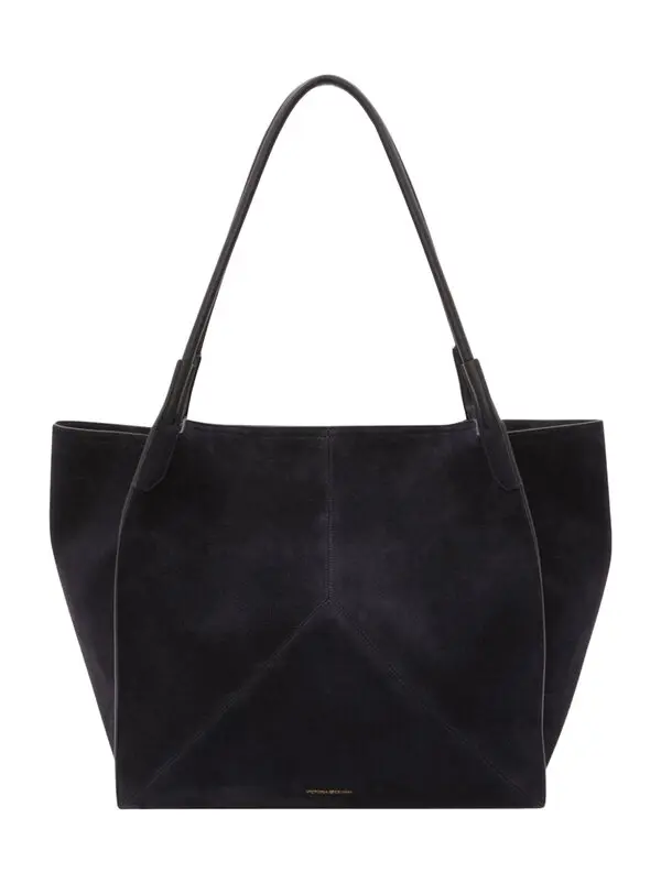 Victoria Beckham The Suede Tote Bag - Navy Blue