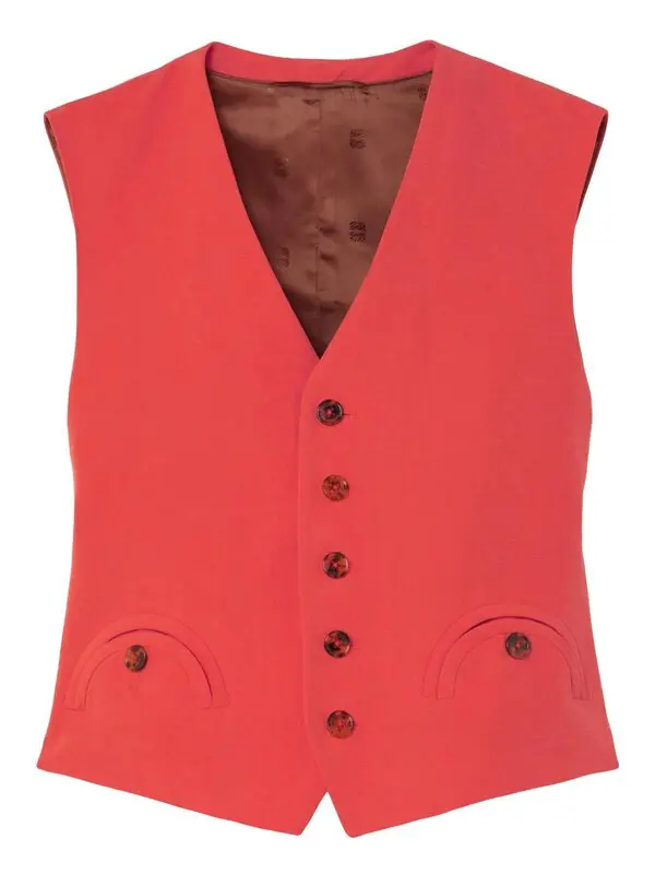 BLAZÉ MILANO Sleeveless Vest - Red