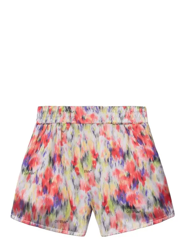 Off-White All-over Chine Shorts - Multicolor