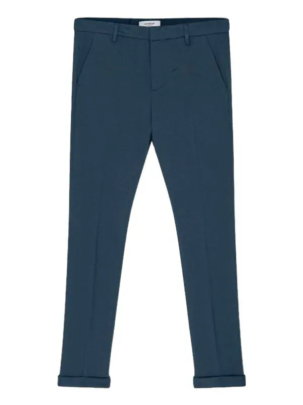 DONDUP Mid-waist Tapered Casual Pants - Blue