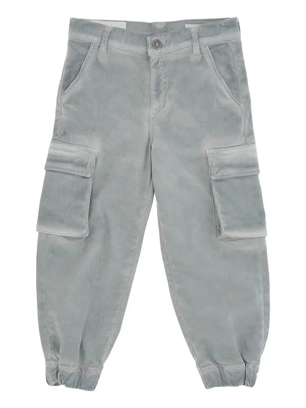 DONDUP Cotton Trousers - Gray
