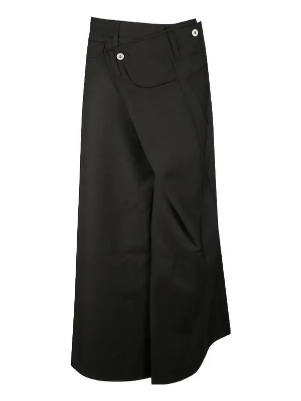 Junya Watanabe Asymmetrical Skirt - Black