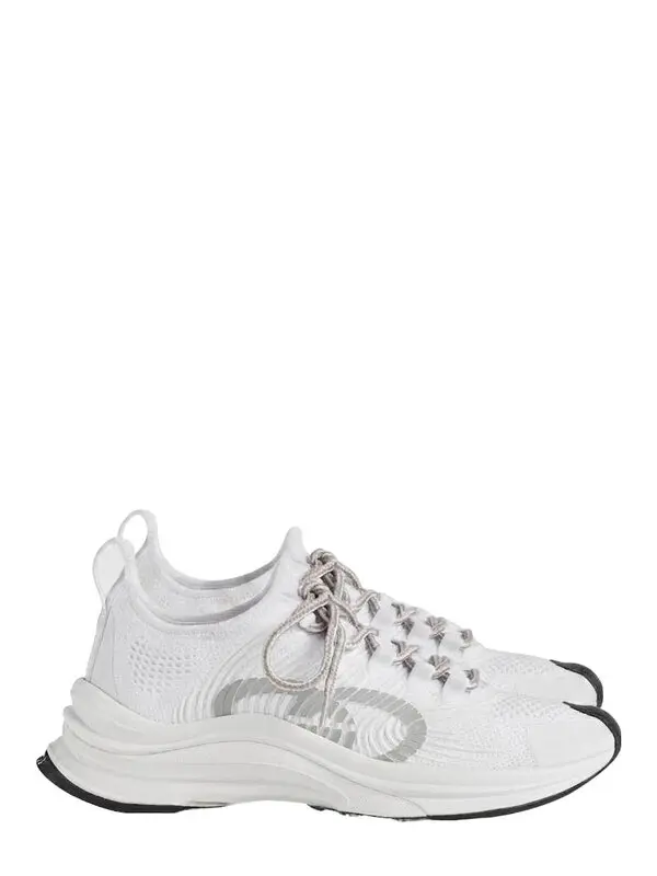 Gucci Run Lace-up Sneakers - White