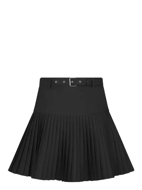 Dior Pleated Miniskirt - Black
