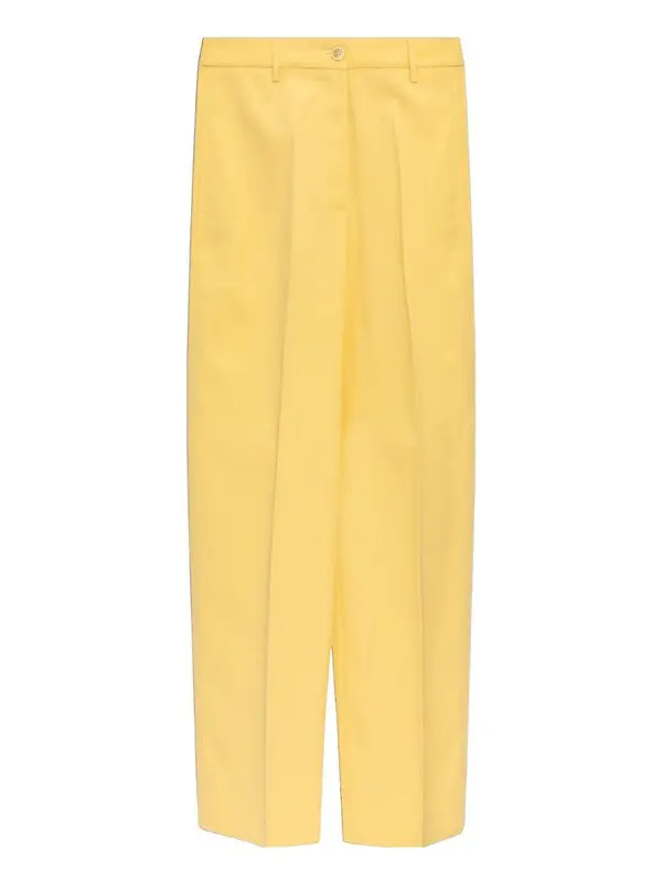 Fabiana Filippi High-waist Wide-leg Pants - Yellow