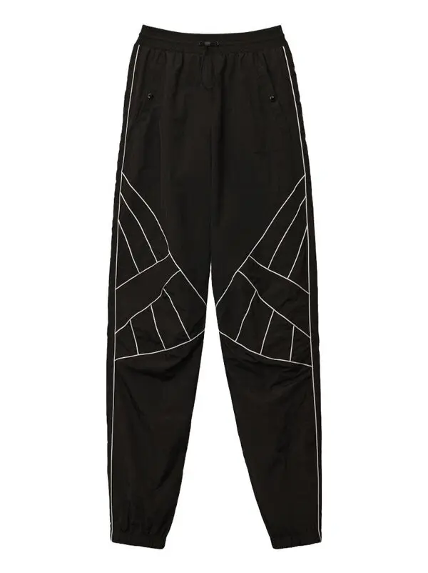 Alexander Wang Pipe-trim Drawcord Track Pants - Black