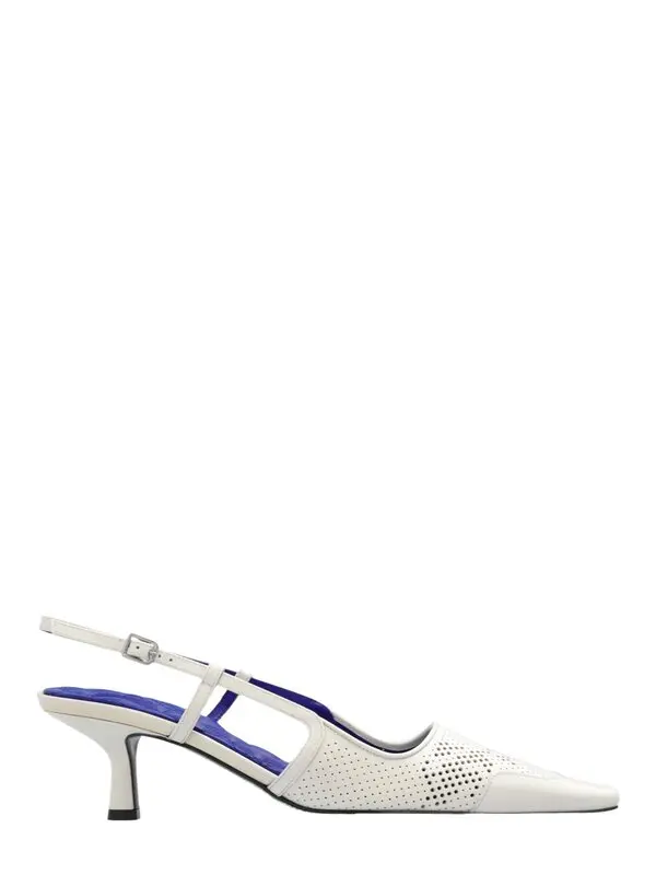Burberry Chisel Slingback Pumps - White