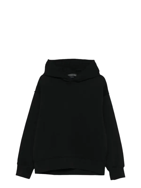 FEDERICO CINA Cotton Hoodie - Black