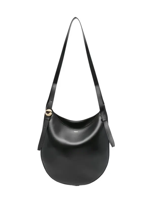 Coperni Logo Printed Shoulder Bag - Black