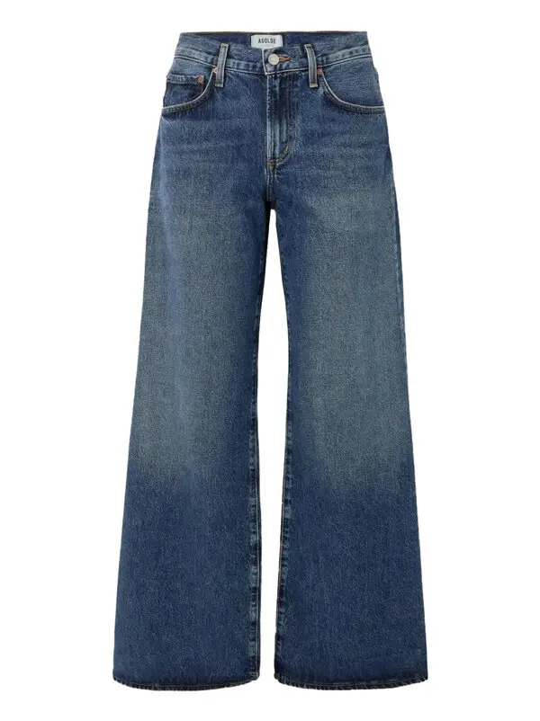 AGOLDE Wide-leg Denim Trousers - Blue