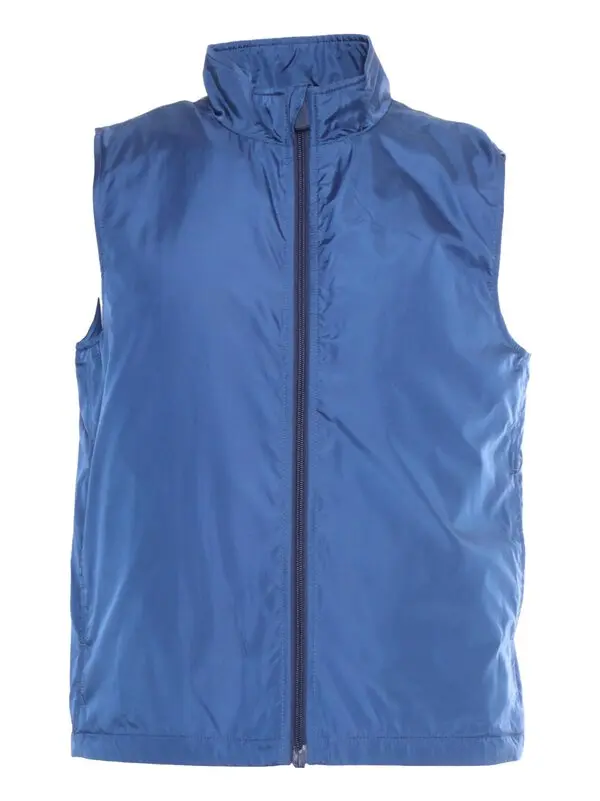 Aspesi Vernes Full Zip Down Vest - Blue