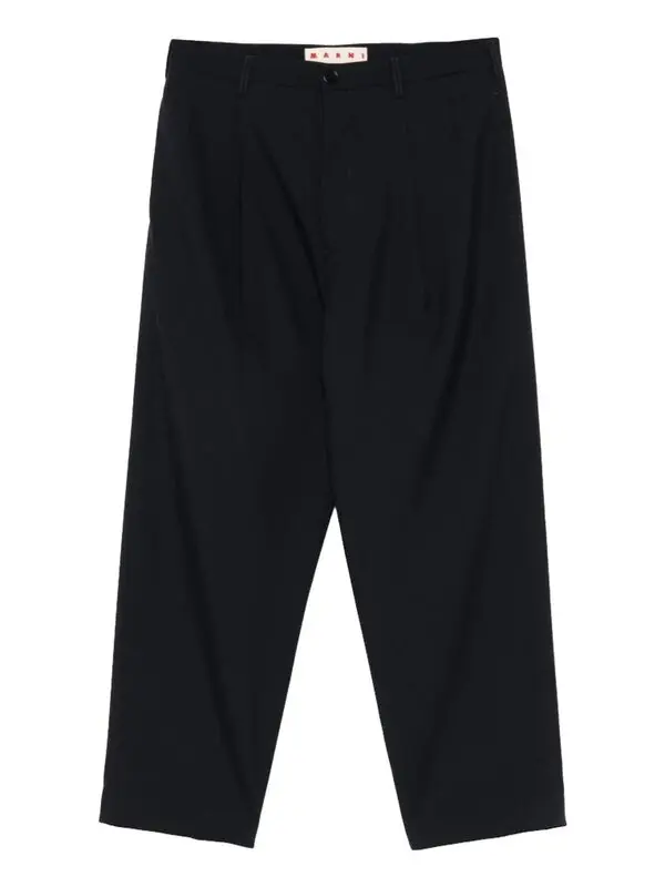 Marni Straight-leg Tailored Trousers - Black