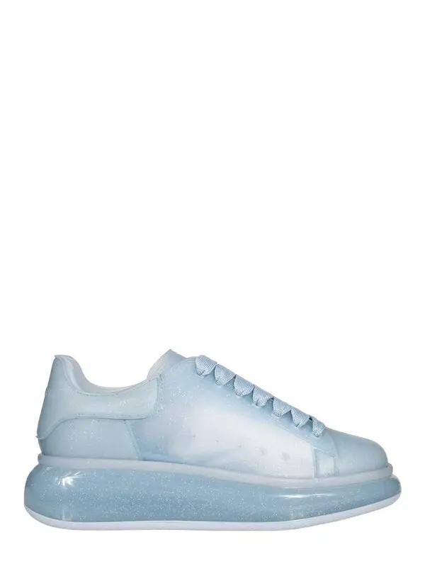 Alexander McQueen Oversized Glitter Rubber Sports Sneakers - Blue