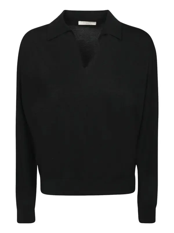 Incotex Collared Knitwear - Black