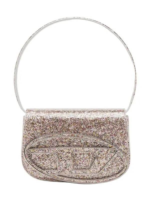 DIESEL® 1dr Glitter Shoulder Bag - Nude
