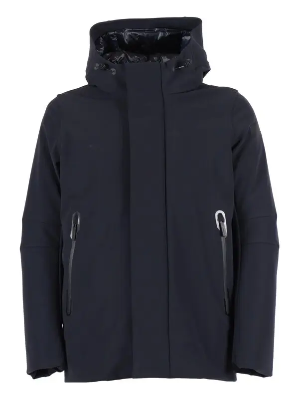 RRD Hooded Long-sleeved Jacket - Black