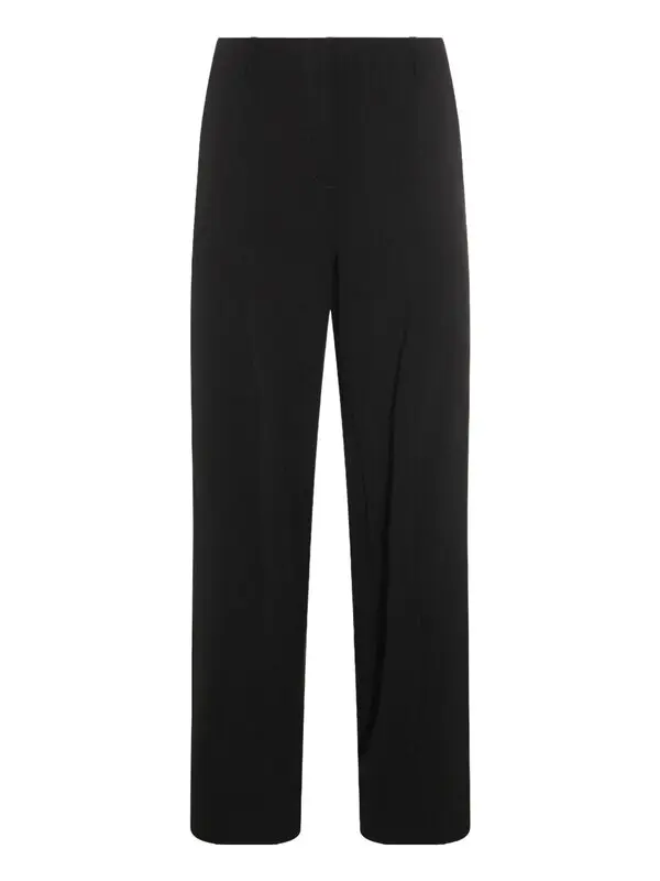 JEAN PAUL GAULTIER Wide Leg Tailored Trousers - Black