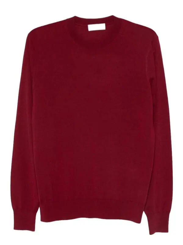 Dries Van Noten Long-sleeved Sweater - Burgundy