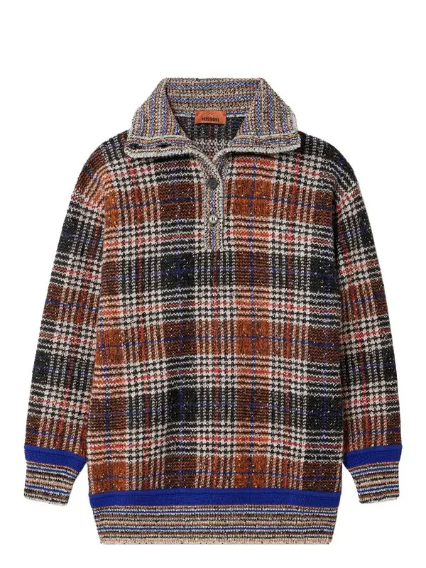 Missoni Checked Knitted Tunic - Multicolor