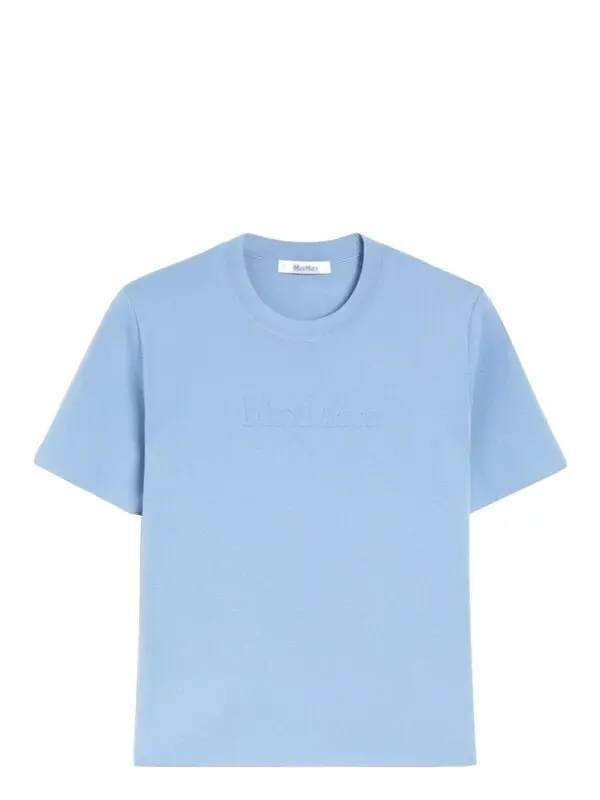 Max Mara Viscose Crêpe Yarn Jumper - Light Blue