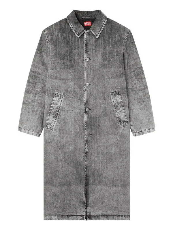 DIESEL® Pinstripe Windbreaker - Dark Grey