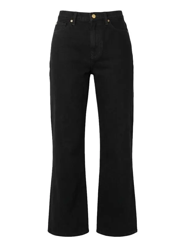 Tove Sade High-rise Straight-leg Jeans - Black