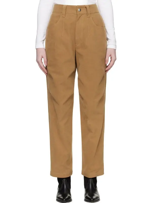 Isabel Marant Étoile Non-stretch Rugged Jeans - Brown