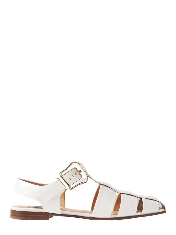 Gabriela Hearst Zoey Flat Sandals - White