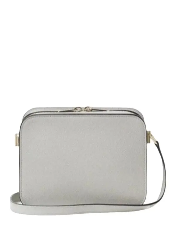 VALEXTRA Logo Shoulder Bag - Gray