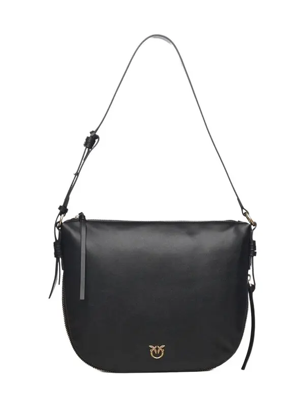 Pinko Zipped Shoulder Bag - Green