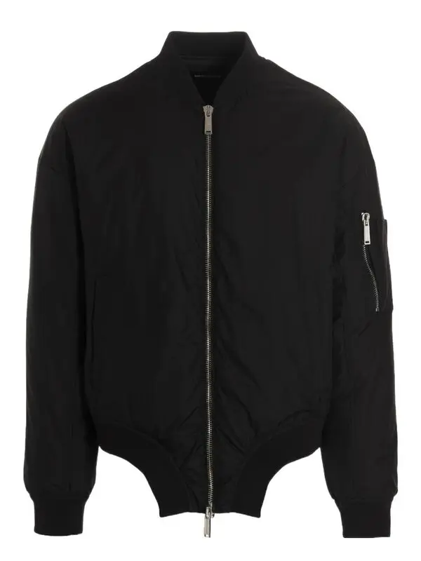 Dsquared2 Dropped Shoulder Bomber Jacket - Black