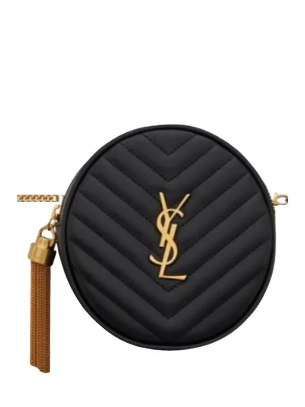 Saint Laurent Vinyle Baby Belt Bag - Black
