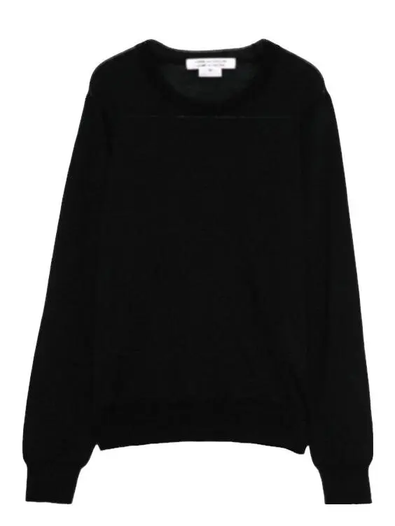 Comme Des Garçons Crew Neck Sweater - Black