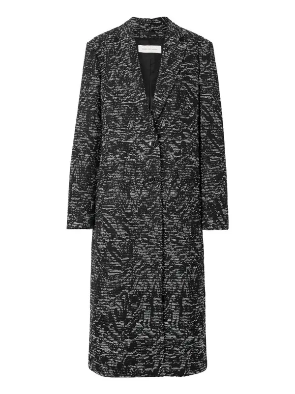 Dries Van Noten Long-sleeved Coat - Black