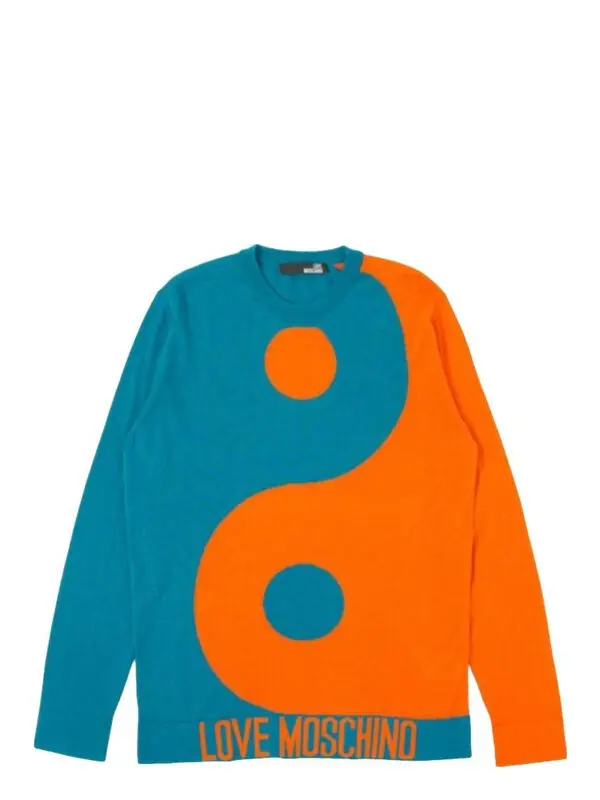 Moschino Niuzhuan Qiankun Pullover - Blue