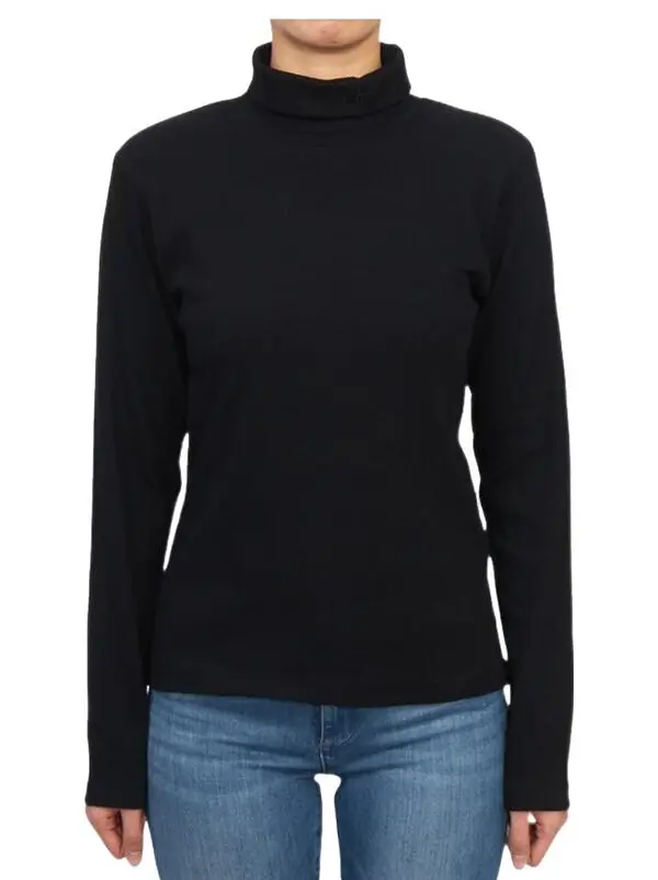 Carhartt Work In Progress High Neck Long Sleeve T-shirt - Black