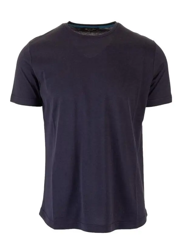 Loro Piana Short-sleeved Jersey T-shirt - Navy Blue