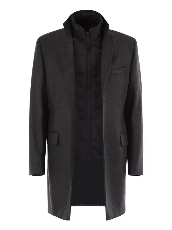 FAY 3-in-1 Double Coat - Anthracite