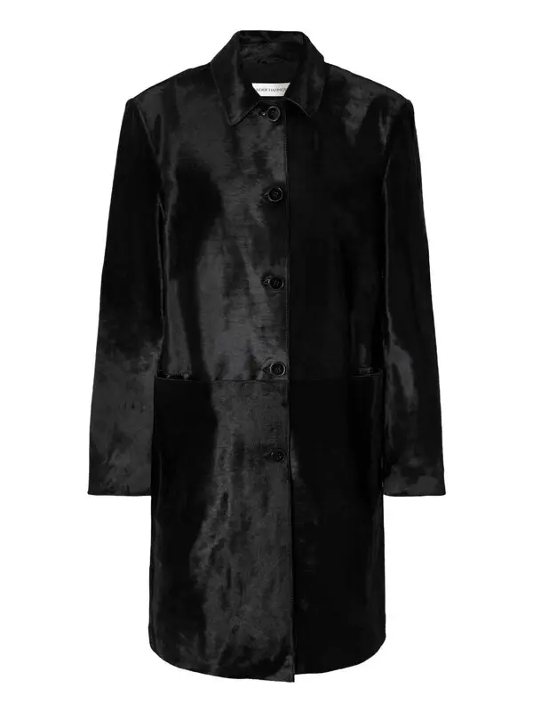 Nour Hammour Long-sleeved Coat - Black