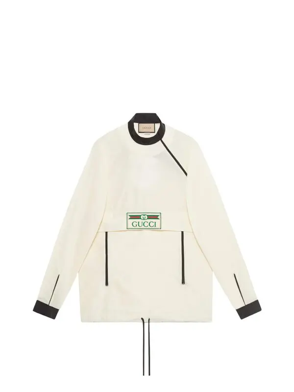 Gucci Logo Patch Nylon Sweatshirt - No