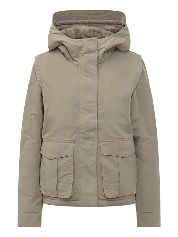 K-WAY Hooded Jacket - Nude