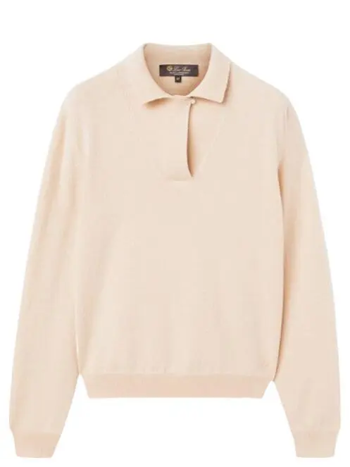 Loro Piana Arona Polo Shirt - Nude