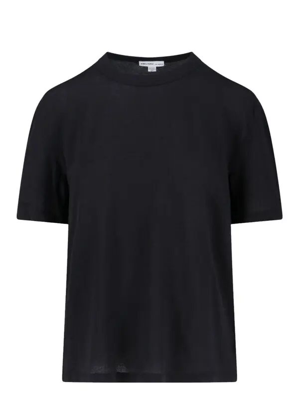 JAMES PERSE Crew Neck Short Sleeve T-shirt - Black