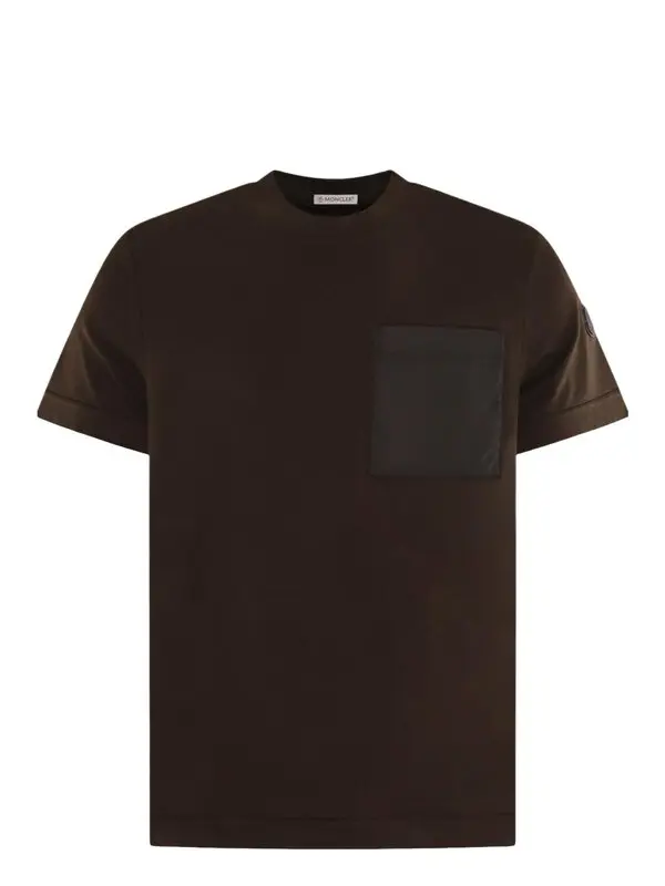 Moncler Short-sleeved Crewneck T-shirt - Black