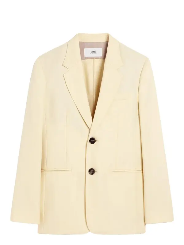 Ami Single-breasted Jacket - Nude